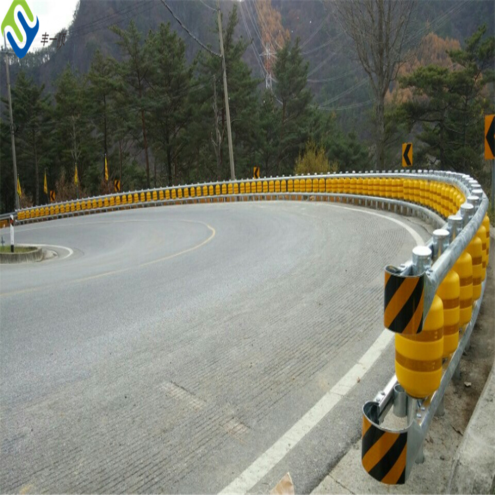 Safety Roller Guard Rail Rolling Crash Barrier Guardrail ป้องกันการกัดกร่อน